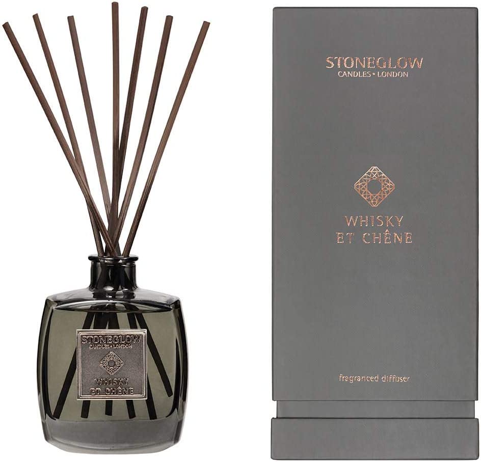 Stoneglow Whisky et Chene Reed Diffuser - Metallique Collection – Plum Retail