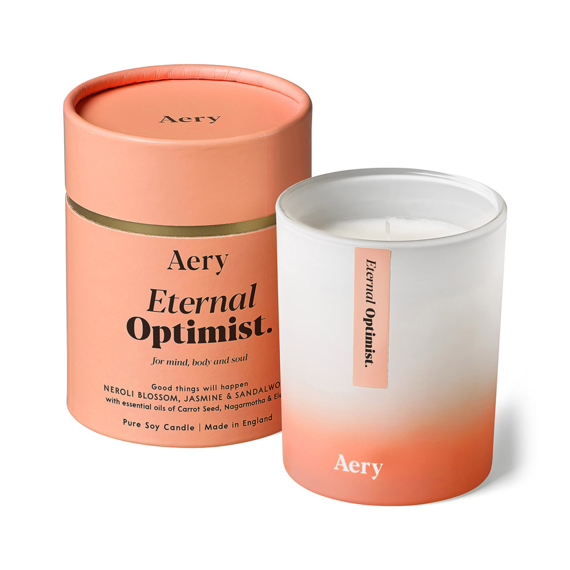 Aery Eternal Optimist Candle - Neroli Blossom, Jasmine & Sandalwood ...