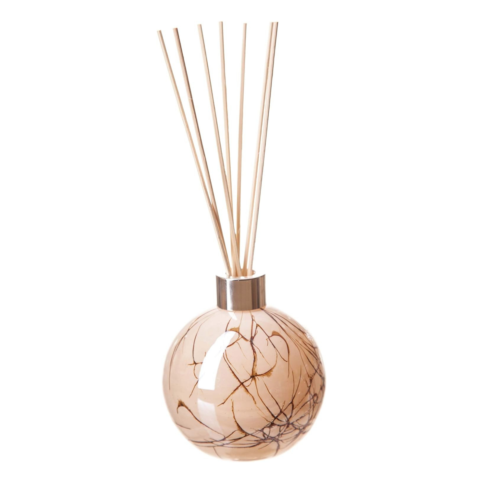 Amelia Art Glass Sphere Reed Diffuser in Cream Marble – Plum Retail