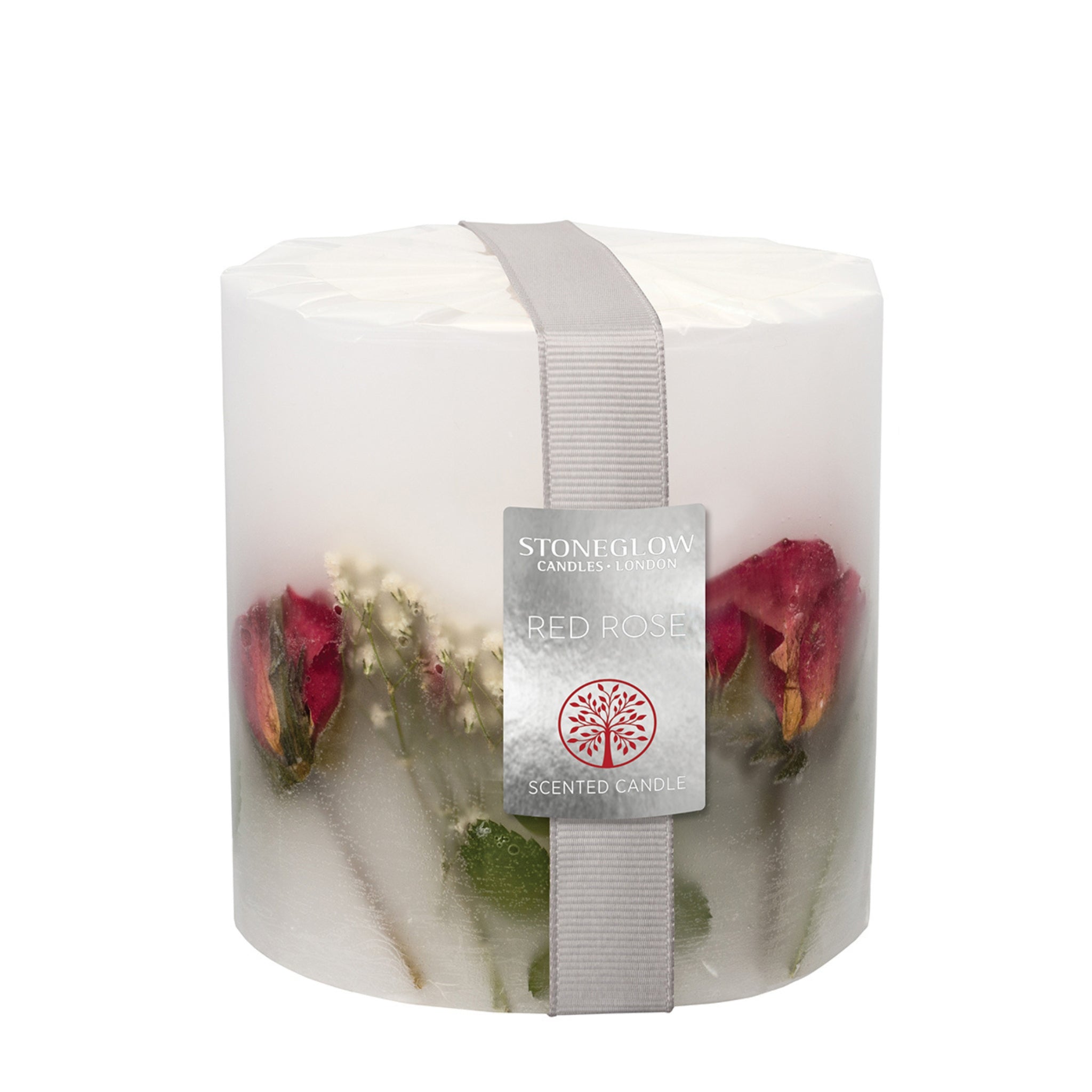 Stoneglow Nature's Gift Red Rose Pillar Candle – Plum Retail