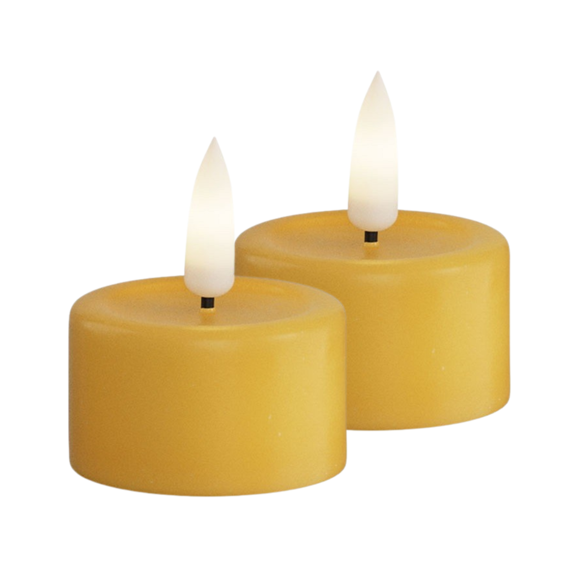 Deluxe Homeart Flameless LED Curry Set of 2 Tealights – Plum Retail