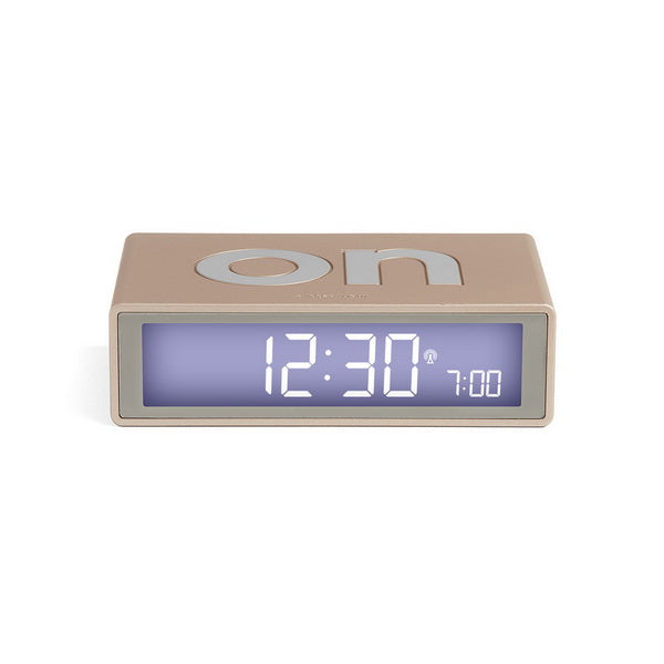 Lexon Flip+ Alarm Clock with Reversible LCD Display & Snooze Function ...