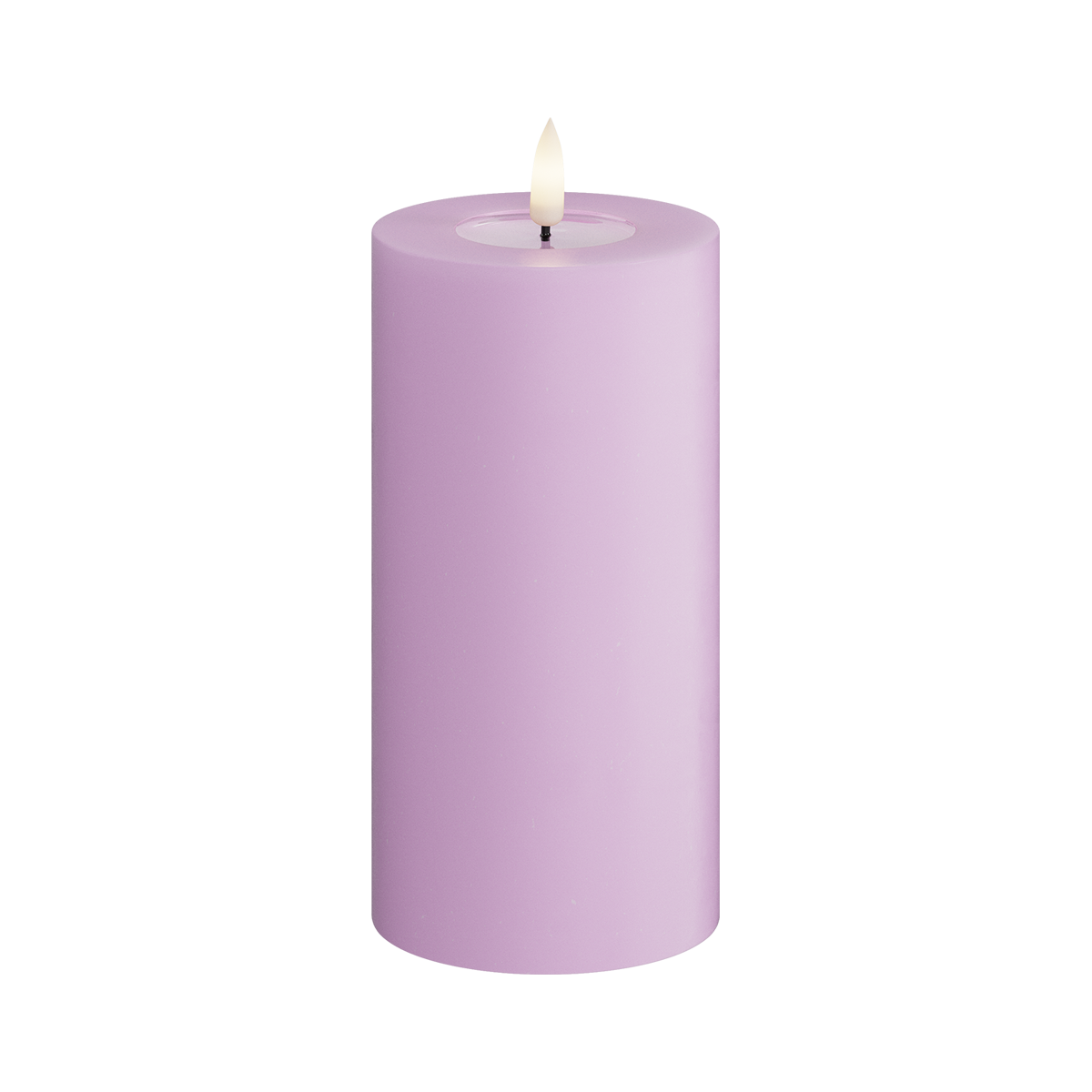 Deluxe Homeart Flameless LED Lavender Battery Powered Candle – Plum Retail