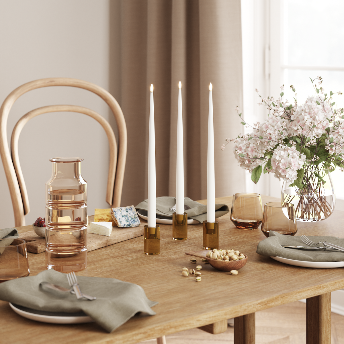 Deluxe Homeart Candles - LED Candles & Battery Powered Candles – Plum ...