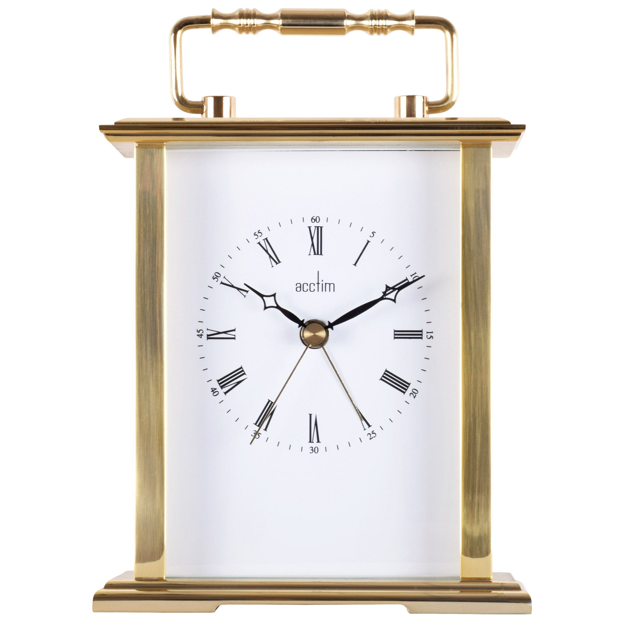 Acctim Gainsborough Carriage Mantel Clock - Available in Gold & Silver ...