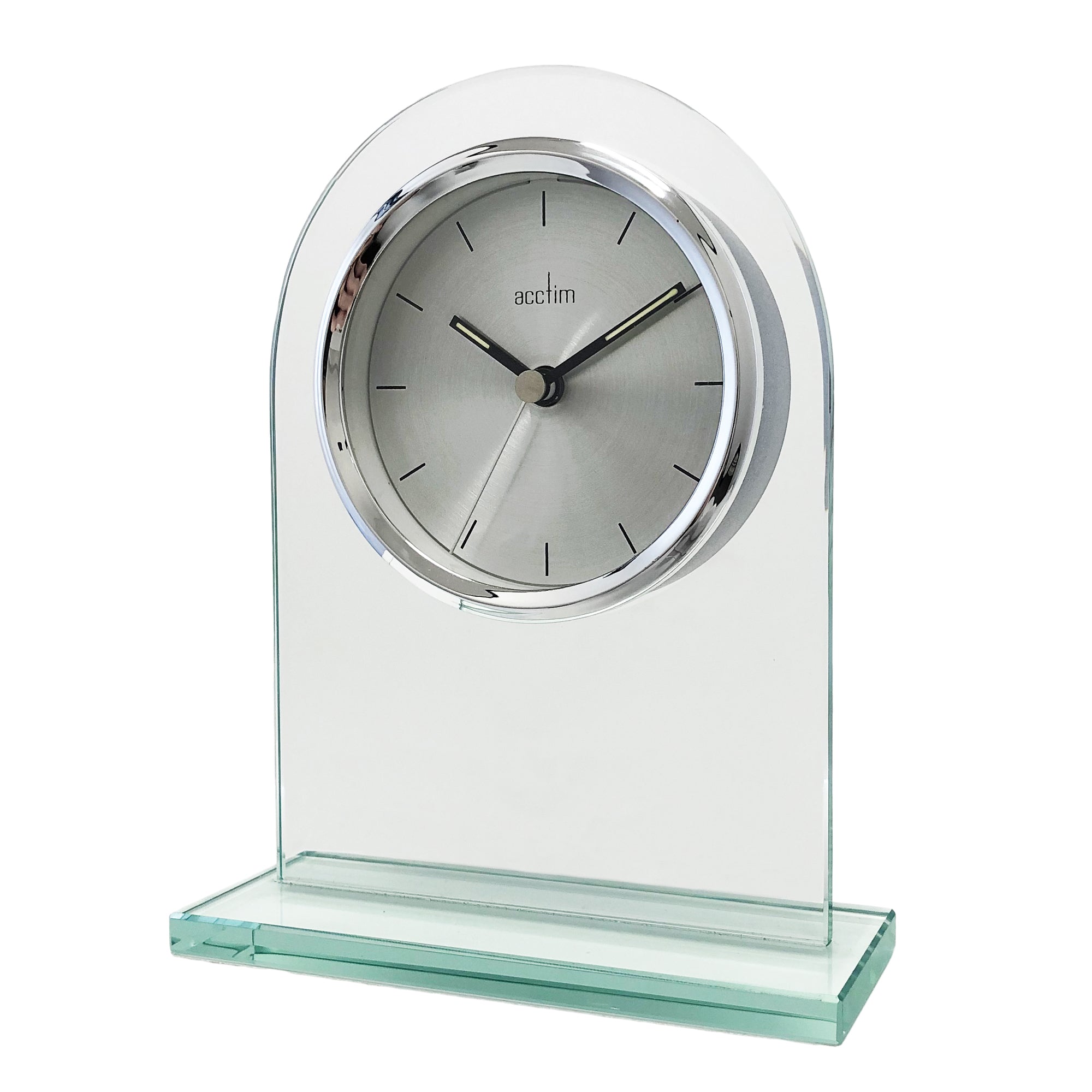 Acctim Ledburn Mantel Clock, Glass – Plum Retail