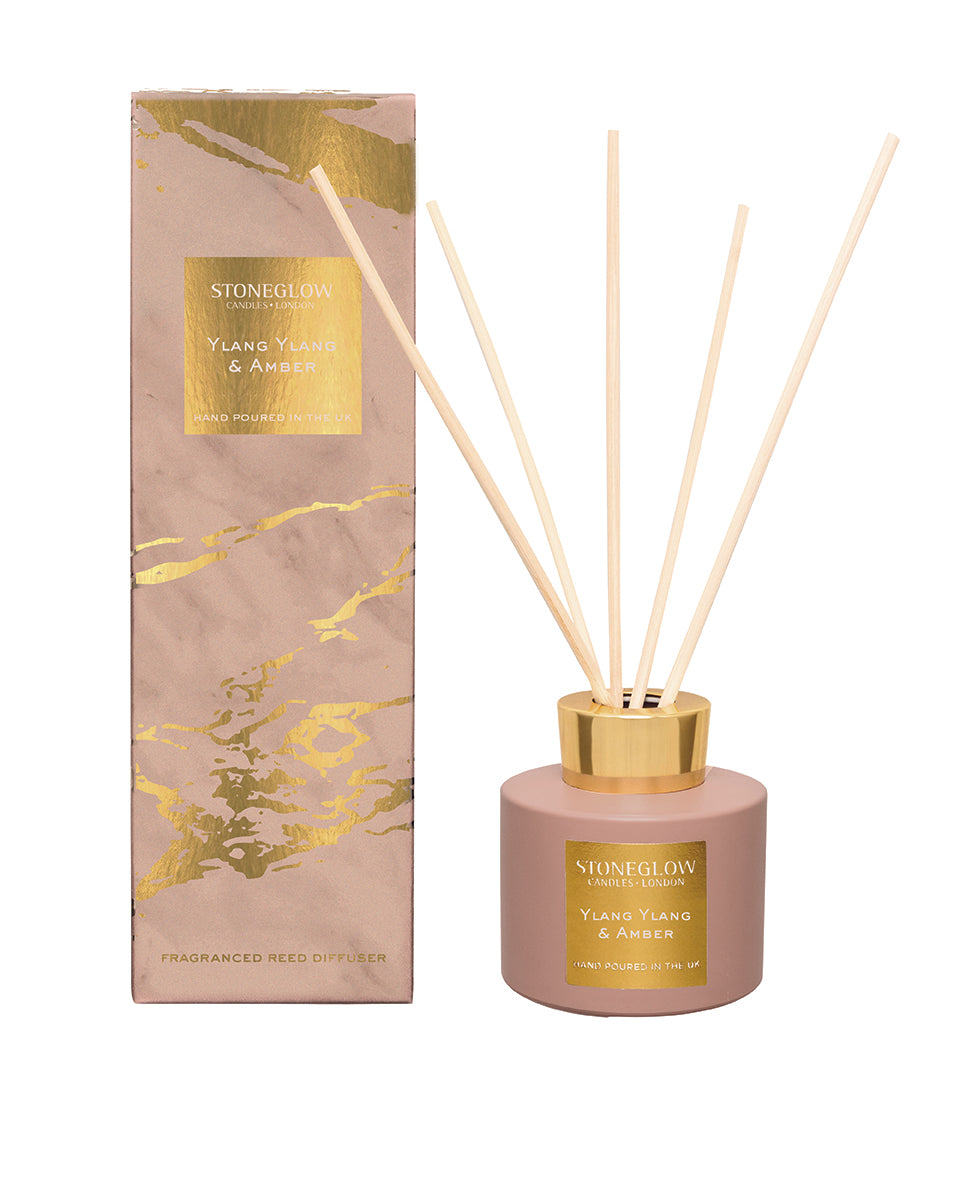 Stoneglow Ylang Ylang & Amber Reed Diffuser, Luna Collection – Plum Retail