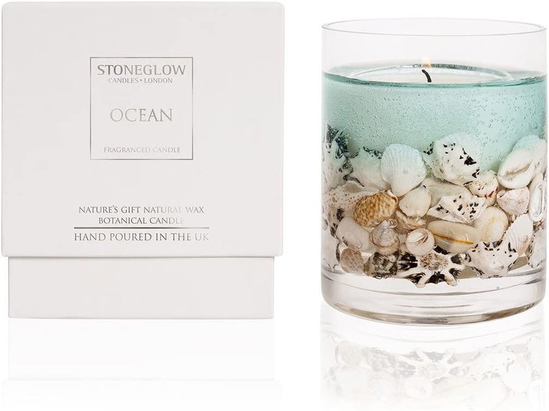 Stoneglow Ocean Shells Gel Candle - Nature's Gift – Plum Retail