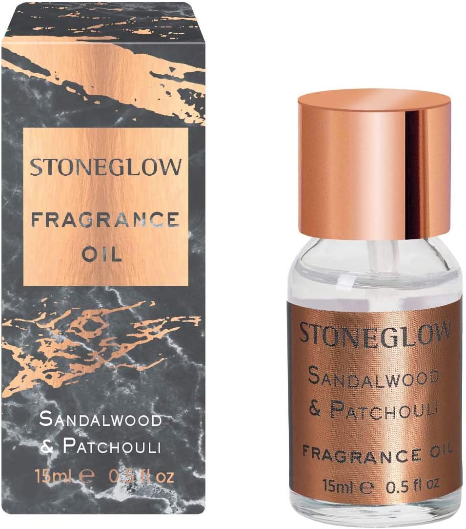 Stoneglow Sandalwood & Patchouli 15ml Fragrance Oil for Mist Diffuser ...