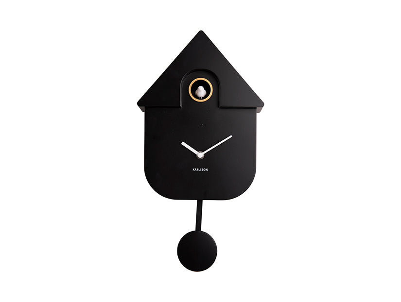 Karlsson Modern Cuckoo Clock with Pendulum at Plum Retail