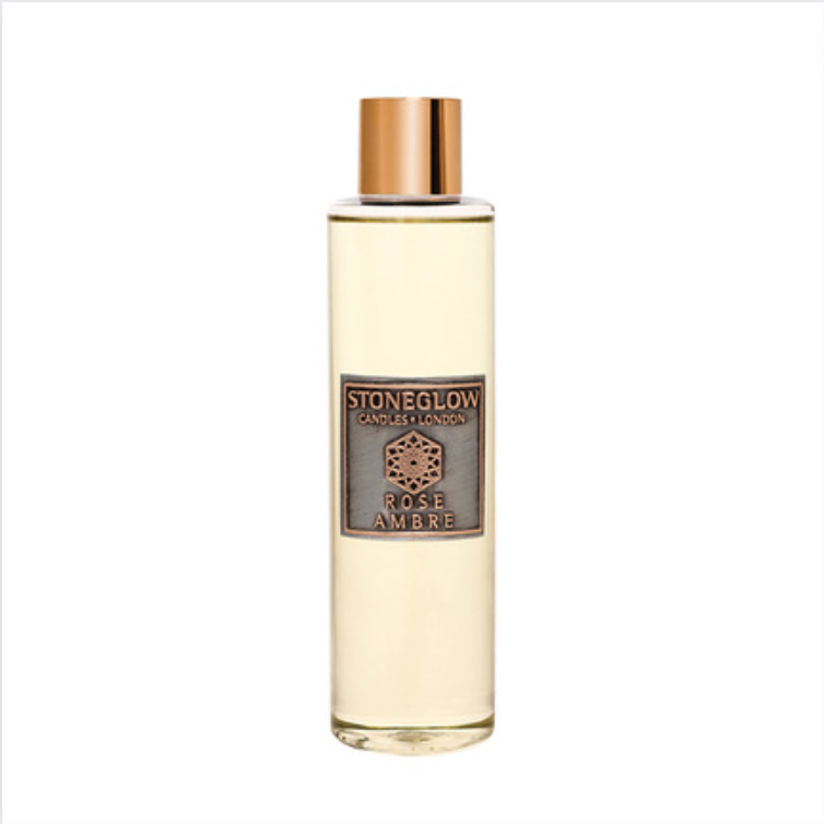 Stoneglow Metallique Collection Rose Ambre Reed Diffuser Refill – Plum ...
